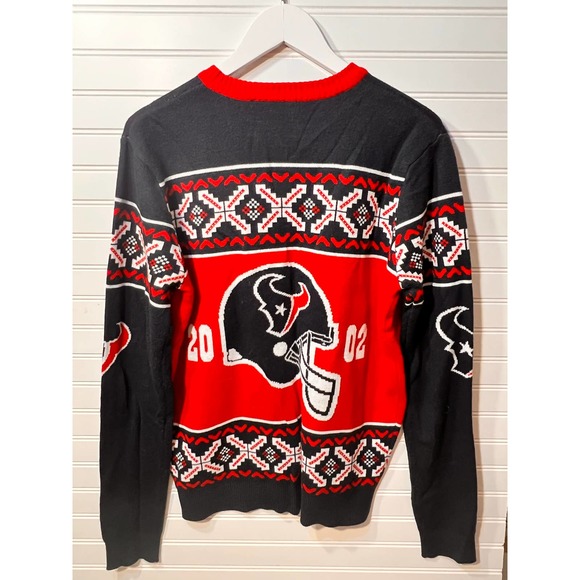 Tops | Vintage Nfl Texan Christmas Sweater Medium | Poshmark